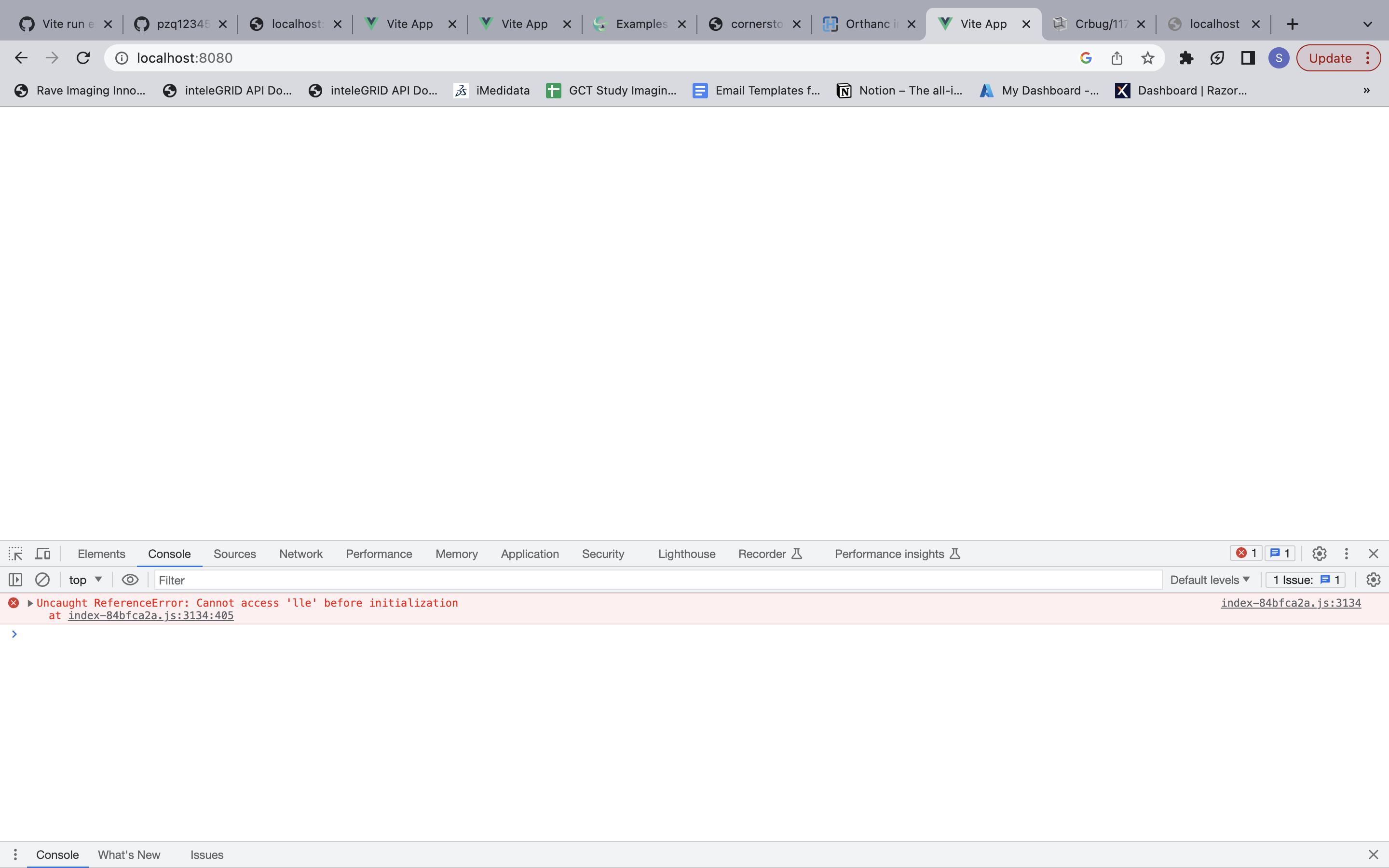 Vite Run Example Code With Problem · Issue 594 · Cornerstonejscornerstone3d · Github