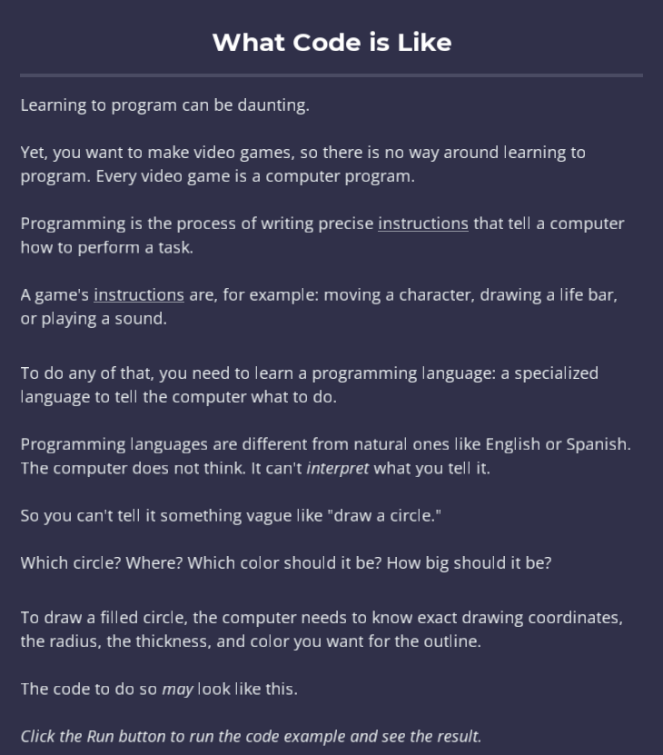 Brave, lesson text looks strange · Issue #379 · GDQuest/learn-gdscript · GitHub