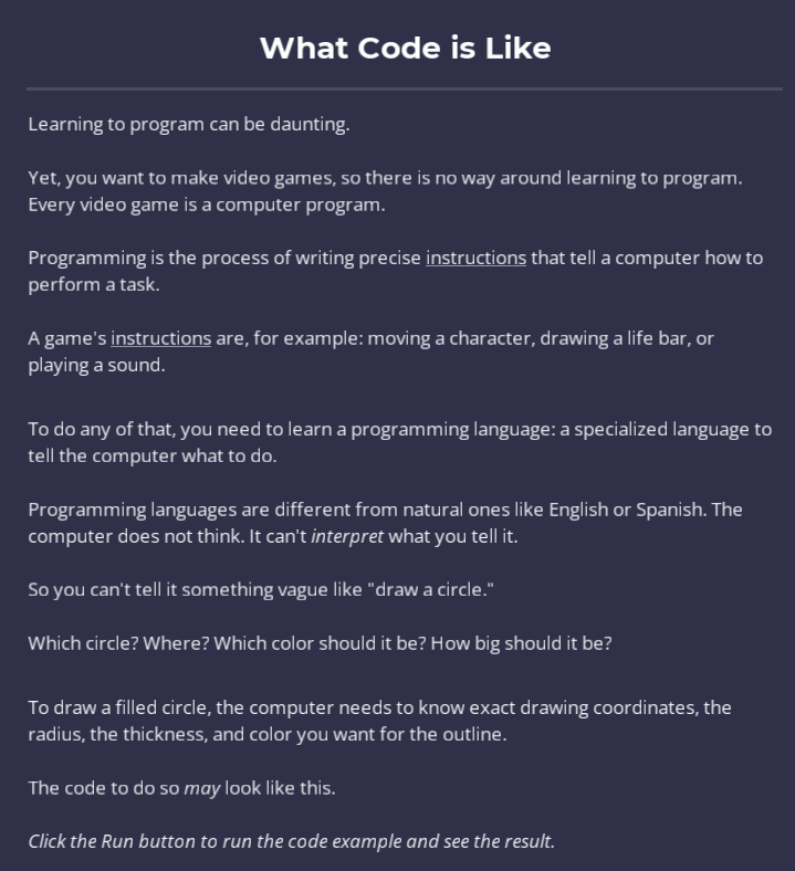 Brave, lesson text looks strange · Issue #379 · GDQuest/learn-gdscript · GitHub