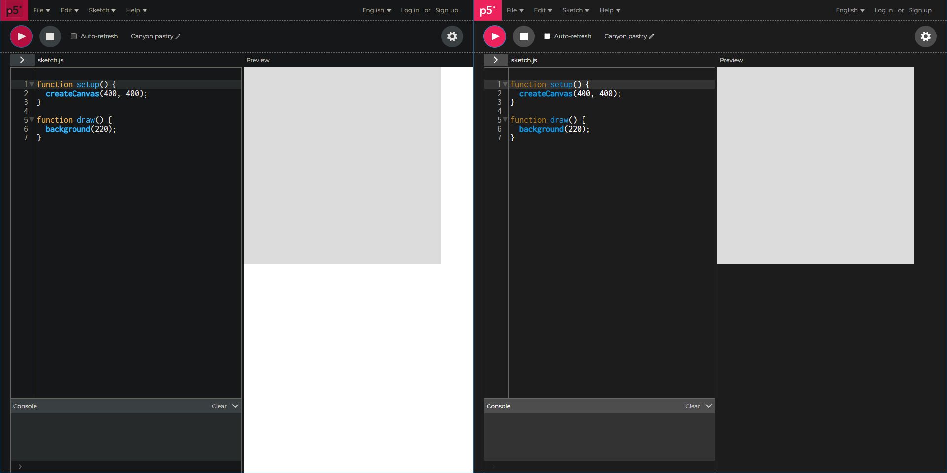 [Broken Website] editor.p5js.org, Dark Reader changes page dark theme ...