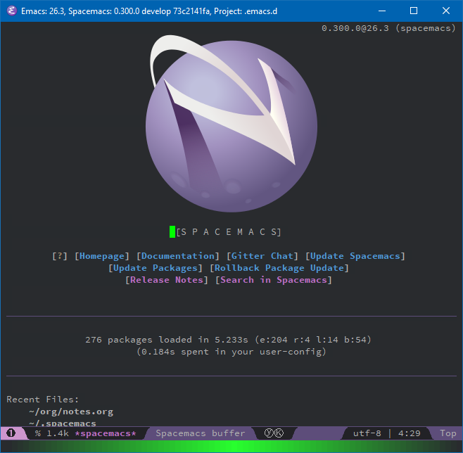 How to add a custom welcome message after loading all the packages? · Issue #12785 · syl20bnr ...