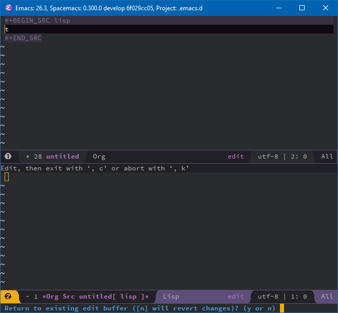 [Solution](setq org-src-tab-acts-natively t) will cause issue for org-src-edit buffer · Issue ...
