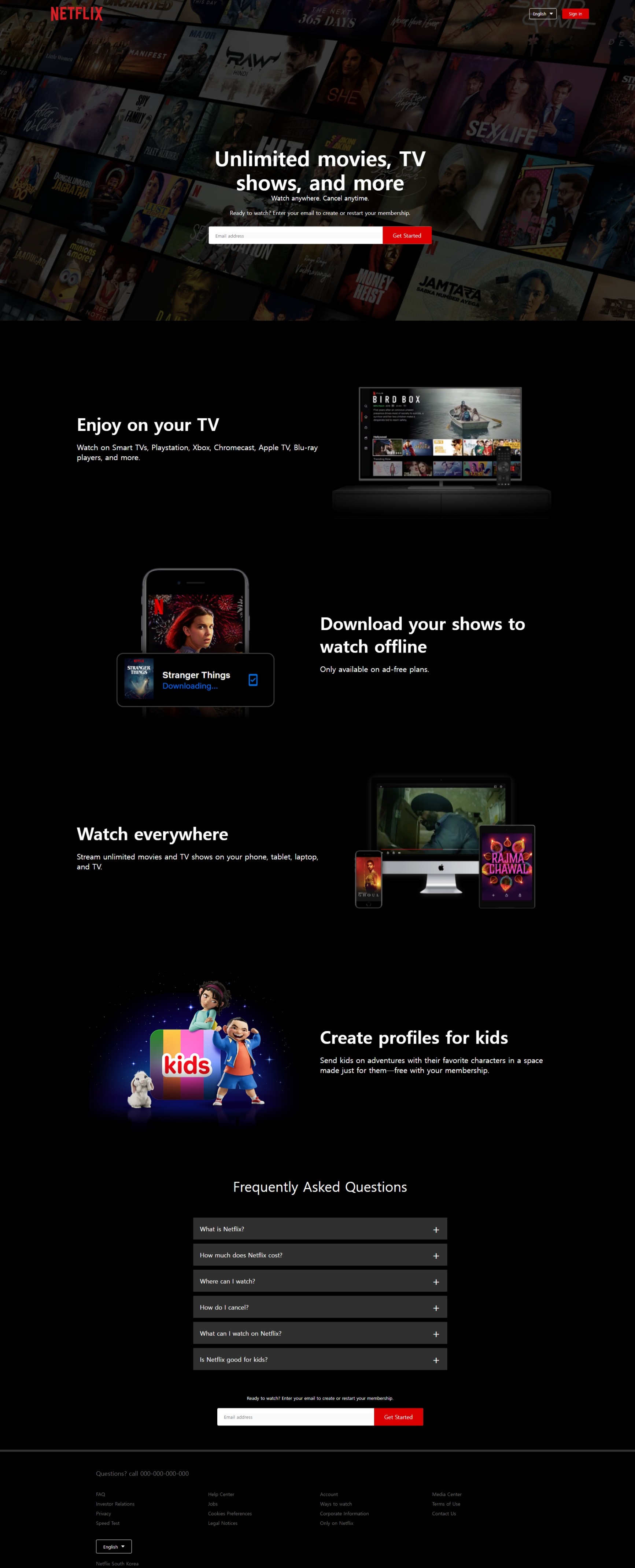 GitHub - skagn4929/Netflix-Website-Clone