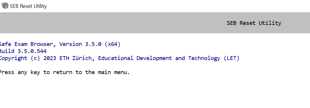 Start Of Safe Exam Browser Causes Fatal Error · Issue 615