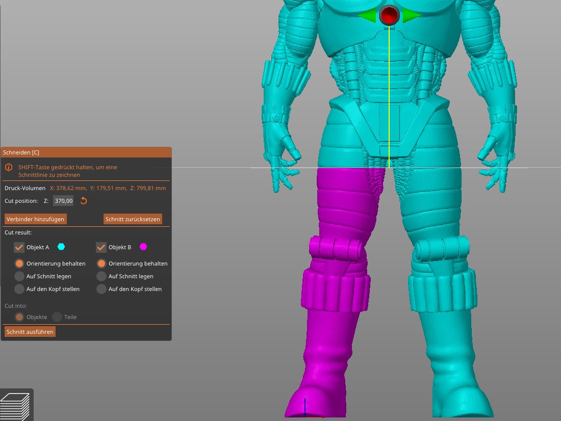 Negative Volumes get messed up when cutting an object · Issue #10631 ...