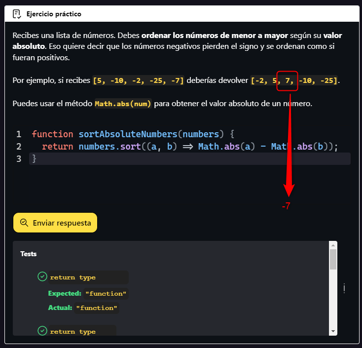 Error Tipográfico En Ejercicio Práctico Ordenamiento De Arrays En Javascript · Issue 270