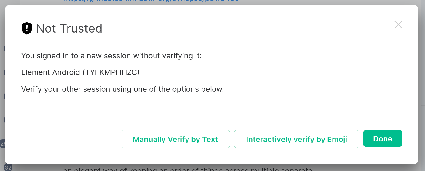 Shield Of Not Trusted Modal Is Hard To See On Dark Theme · Issue 15354 · Element Hqelement 