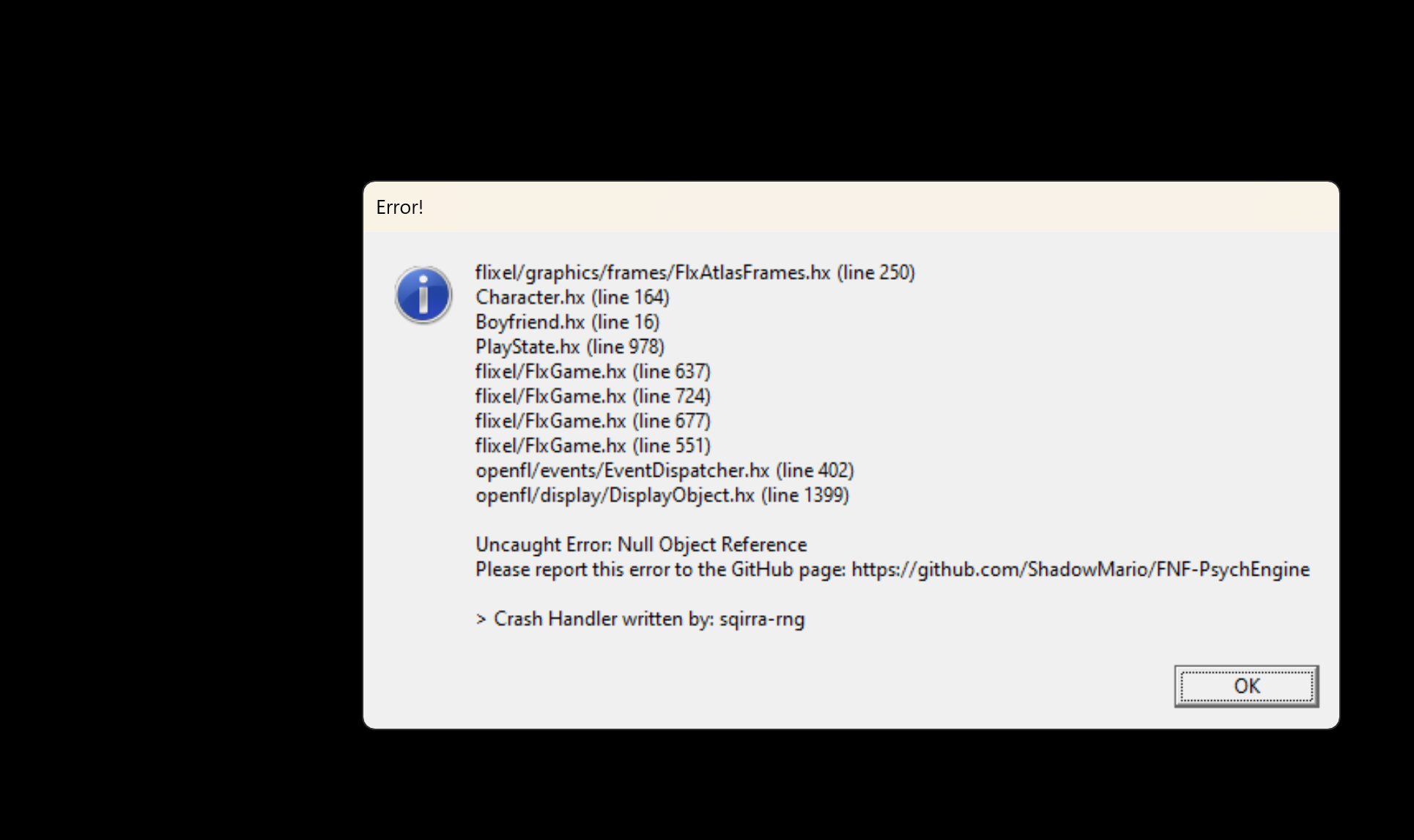 how do i fix this error · Issue #12465 · ShadowMario/FNF-PsychEngine · GitHub