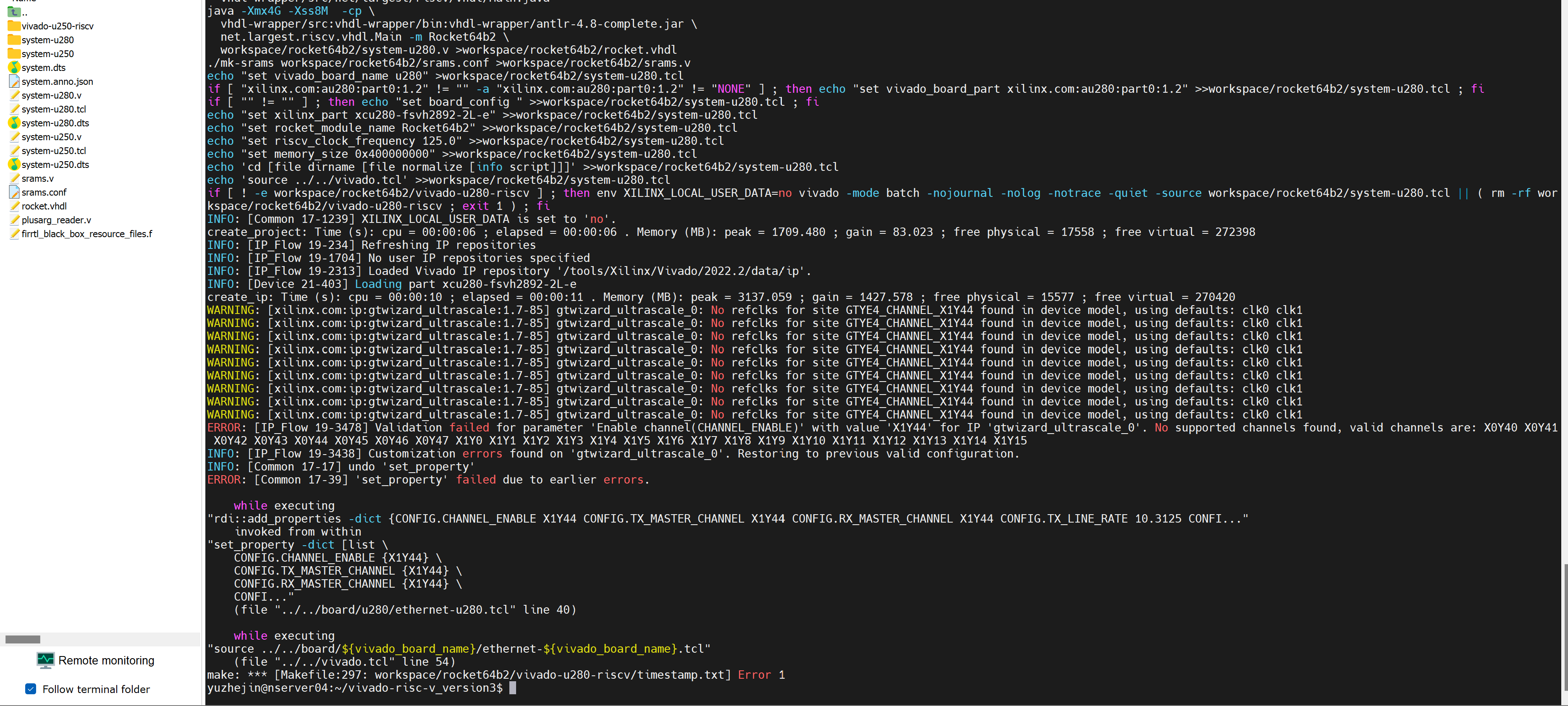 Support For Alveo U280 · Issue #183 · eugene-tarassov/vivado-risc-v ...