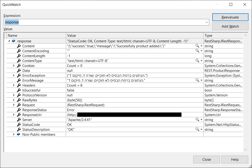 Error When Trying To Deserialize Json · Issue 1482 · Restsharp