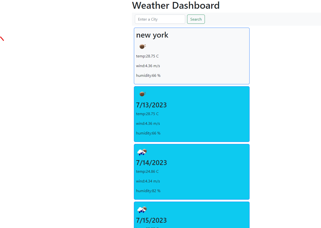 GitHub - Albyhua/weather-forecast