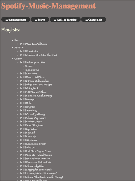 GitHub - kevinzhuwenyu/Spotify-Music-Management