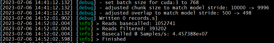 Dorado base-calling on a Rocky Linux server with 4 x A100 · Issue #285 ...