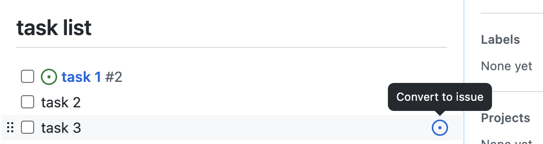 Convert To Issue Button In Issue Task List Has No Confirmation · Community · Discussion 14011 