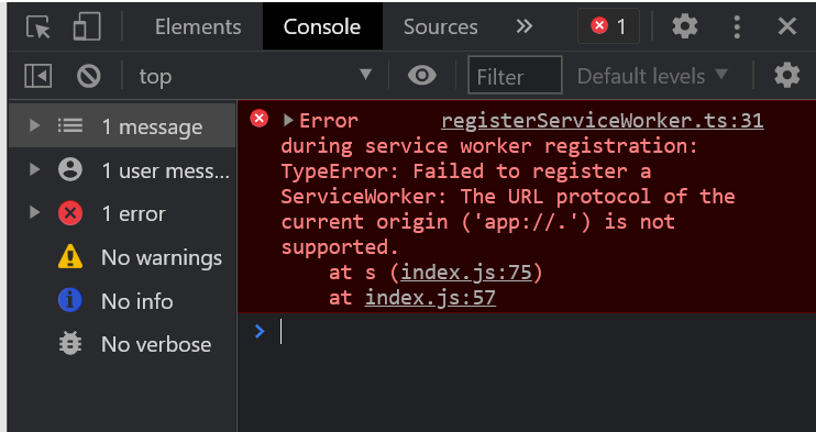 Failed to register a ServiceWorker after build · Issue #1584 · nklayman/vue-cli-plugin-electron ...