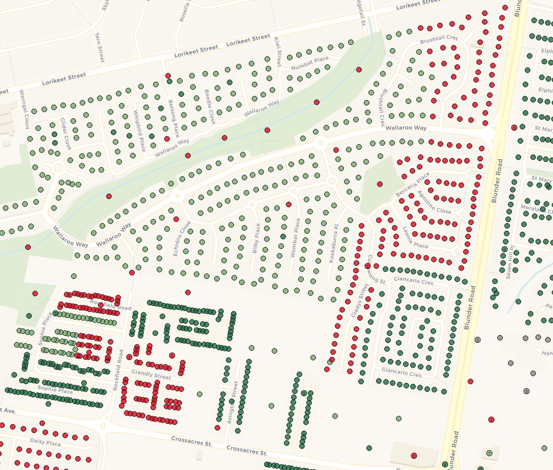 new green coloured dots are bad · Issue #211 · LukePrior/nbn-upgrade-map · GitHub