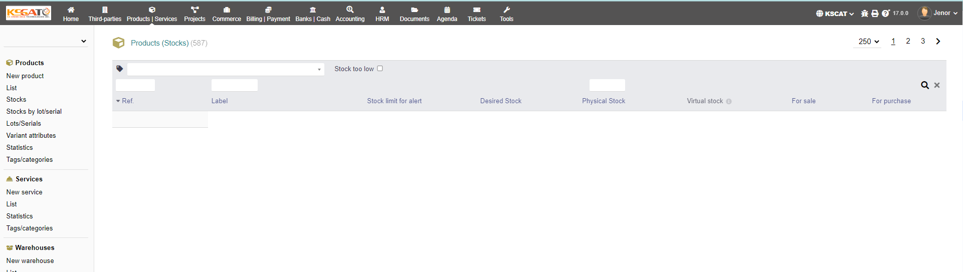 Product List not showing all · Issue #24844 · Dolibarr/dolibarr · GitHub