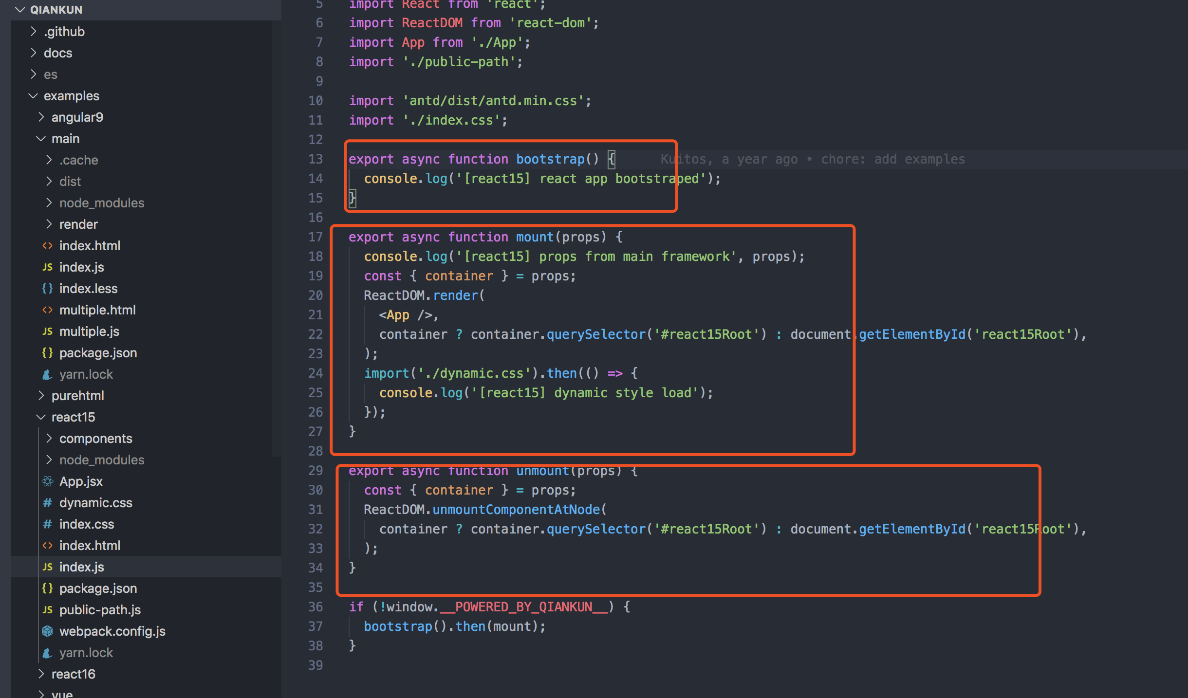 TypeError: parcel 'react15_0' died in status NOT_MOUNTED: Cannot read ...