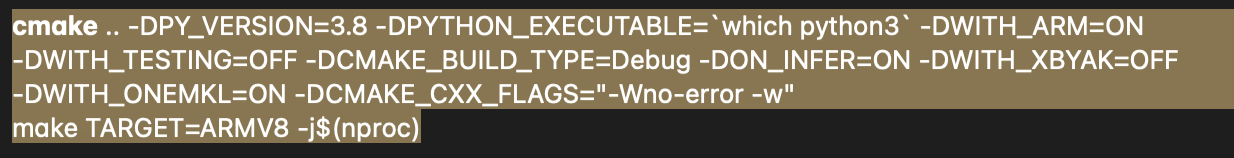 在Ampere Altra Max 上编译paddle with onednn的问题 · Issue #58321 · PaddlePaddle/Paddle · GitHub