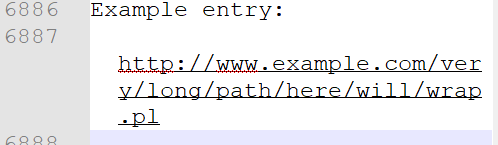 Word wrap occurs even if beginning of line is just whitespace · Issue ...