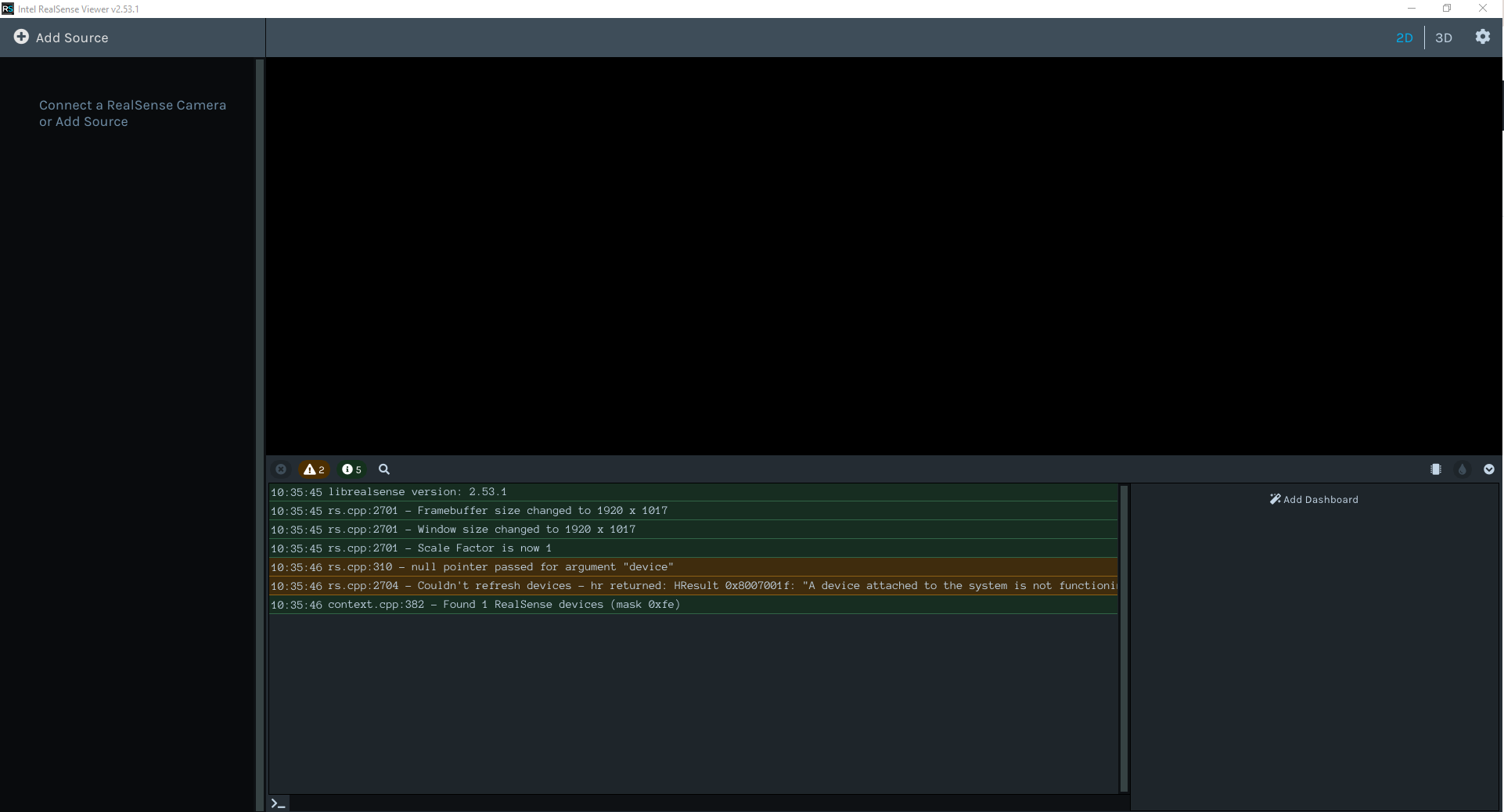 L515 Lidar Sensor not functioning on RealSense Viewer · Issue #11824 · IntelRealSense ...