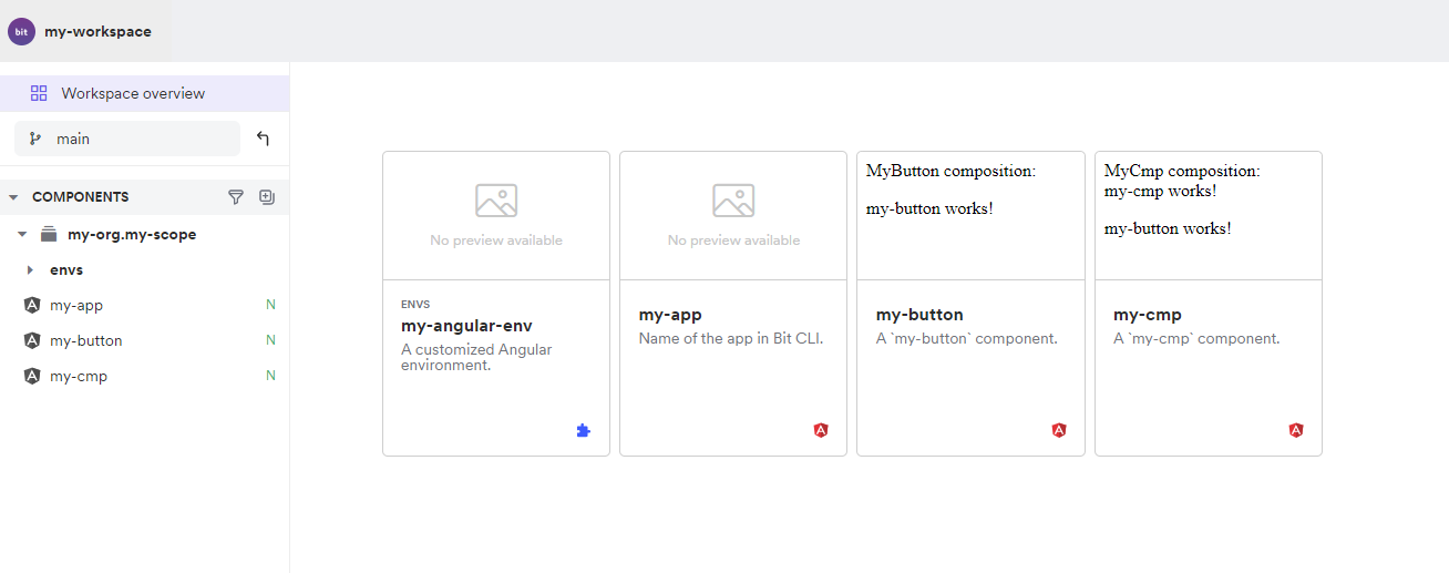[Angular] App is not loading component with "nested" component · Issue #7453 · teambit/bit · GitHub