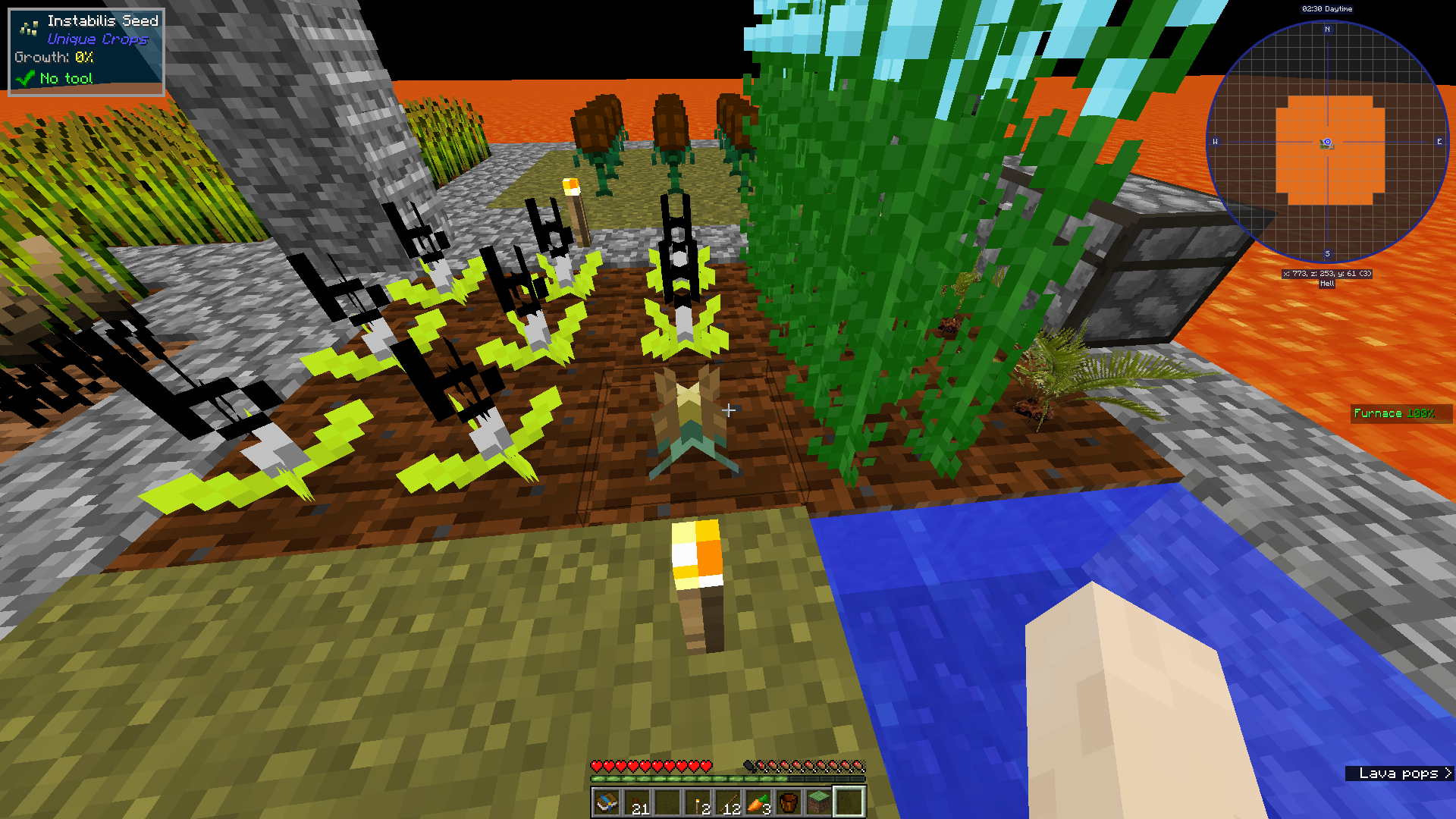 help instabilis doesnt grow, i tried bone meal · Issue #188 · SmashingMods/Volcano-Block · GitHub