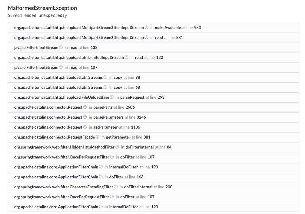 Always received 'Stream ended unexpectedly' in SpringBoot Application · Issue #438 · form-data ...