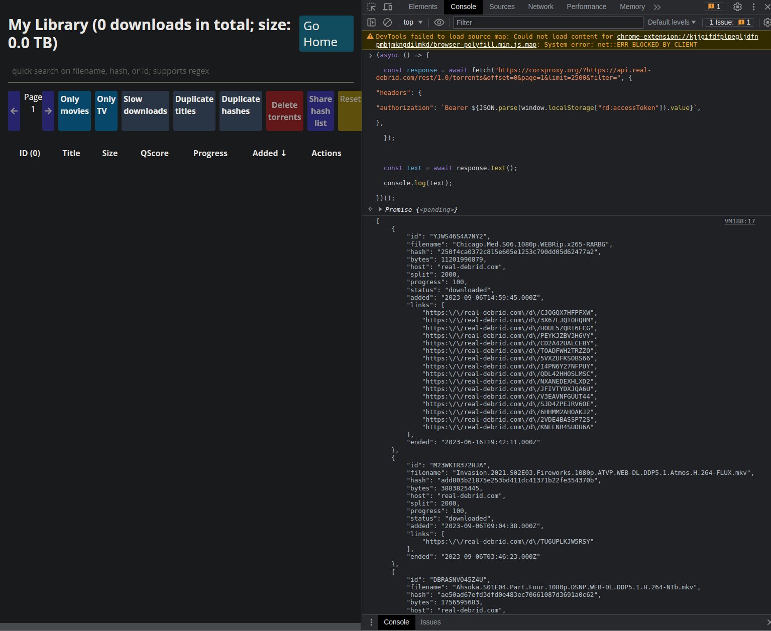 Wont show RD Contents · Issue #48 · debridmediamanager/debrid-media-manager · GitHub