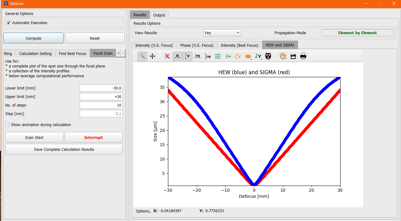 DETECTOR -> Focal Scan: Correctly linked? · Issue #66 · oasys-elettra-kit/OASYS1-Wiser · GitHub