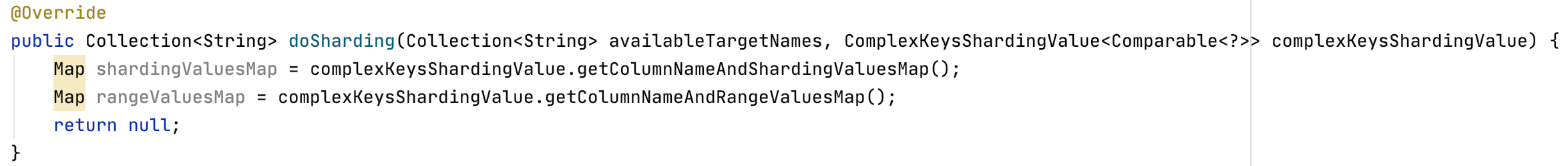 Complexkeysshardingalgorithm Not Support