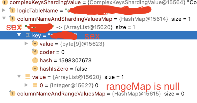 ComplexKeysShardingAlgorithm not support '>=' ' ' '