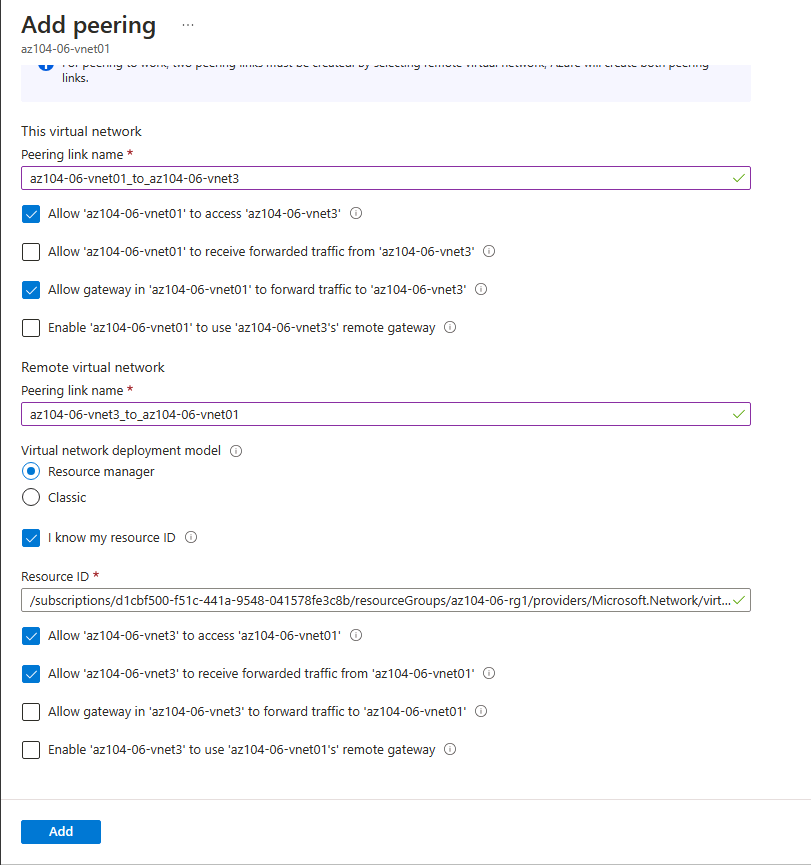 Lab 06 Task 4 Network Watcher Connectivity Test Status Fail After Configuring Routing · Issue