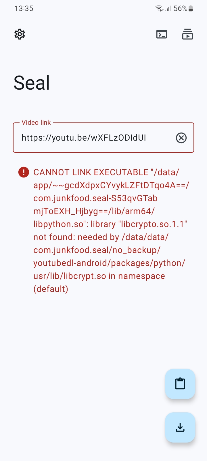 Downloaded error · Issue #955 · JunkFood02/Seal · GitHub