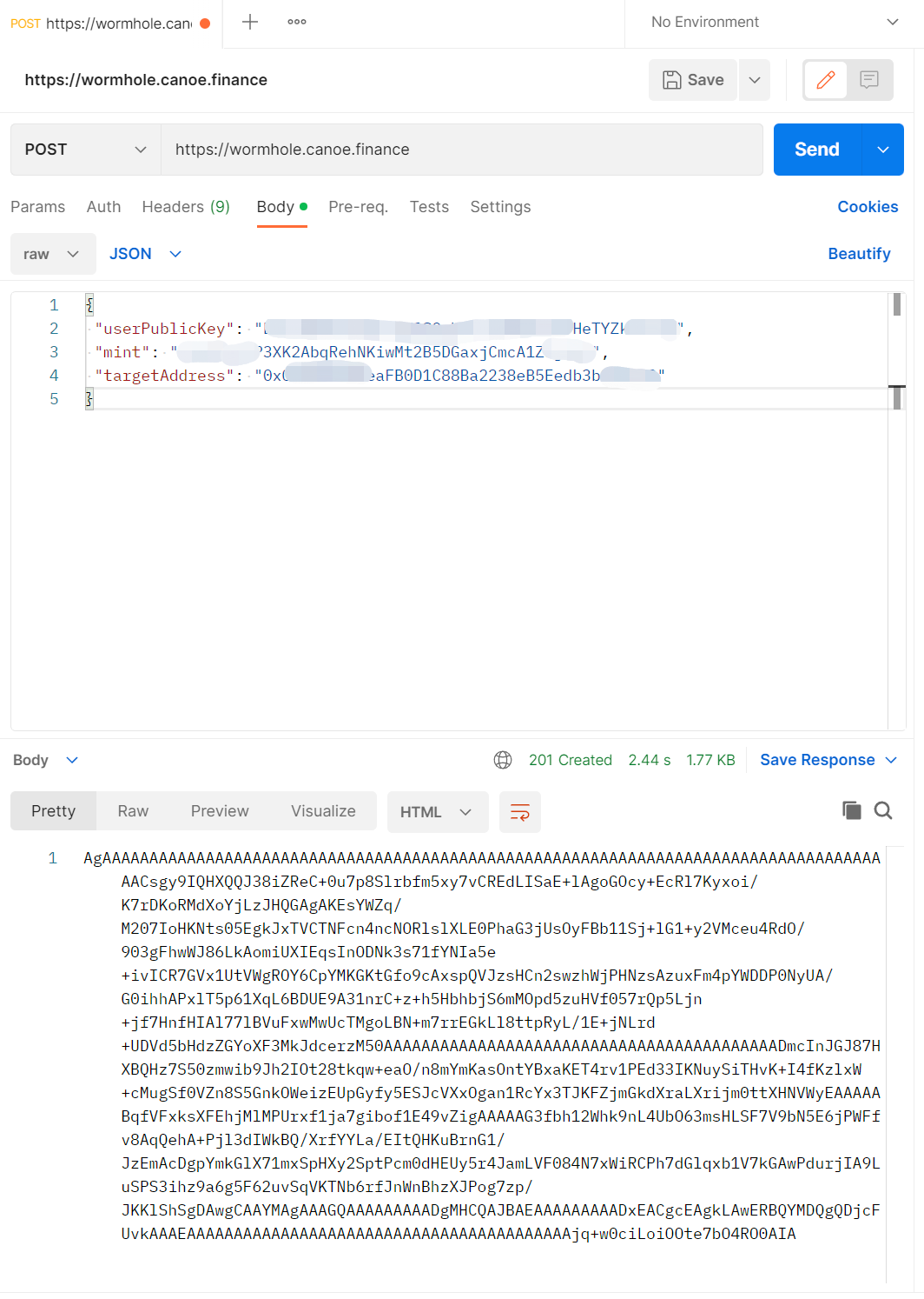 GitHub - Canoe-Finance/Wormhole-Node-Service: wormhole transaction api