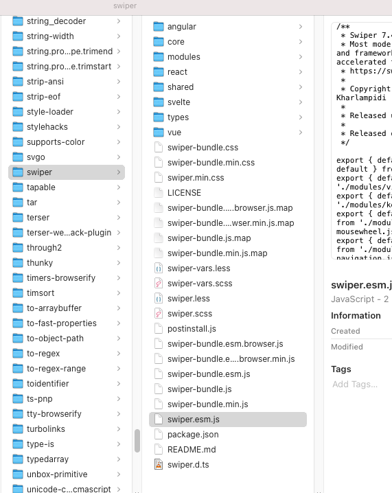 Cannot find module 'swiper/bundle' · Issue #4 · stimulus-components/stimulus-carousel · GitHub