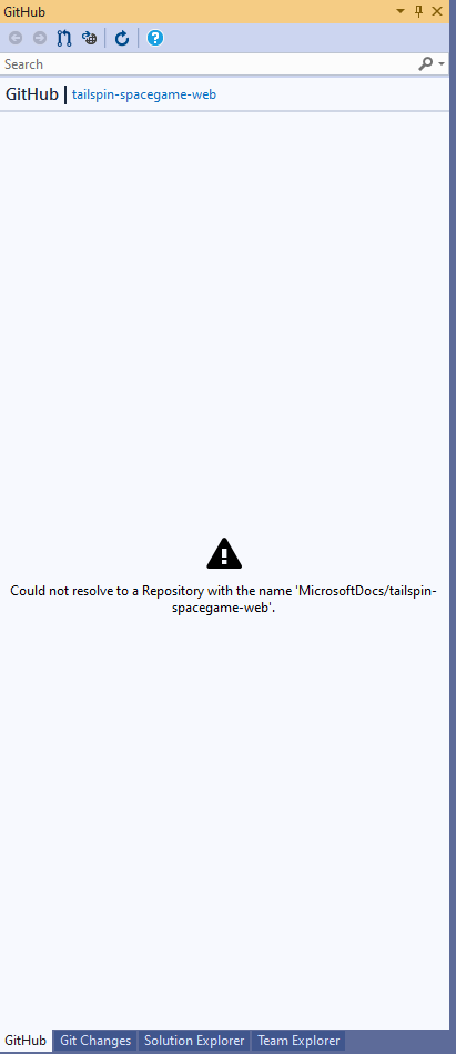Data not showing for forked repos · Issue #2553 · github/VisualStudio · GitHub