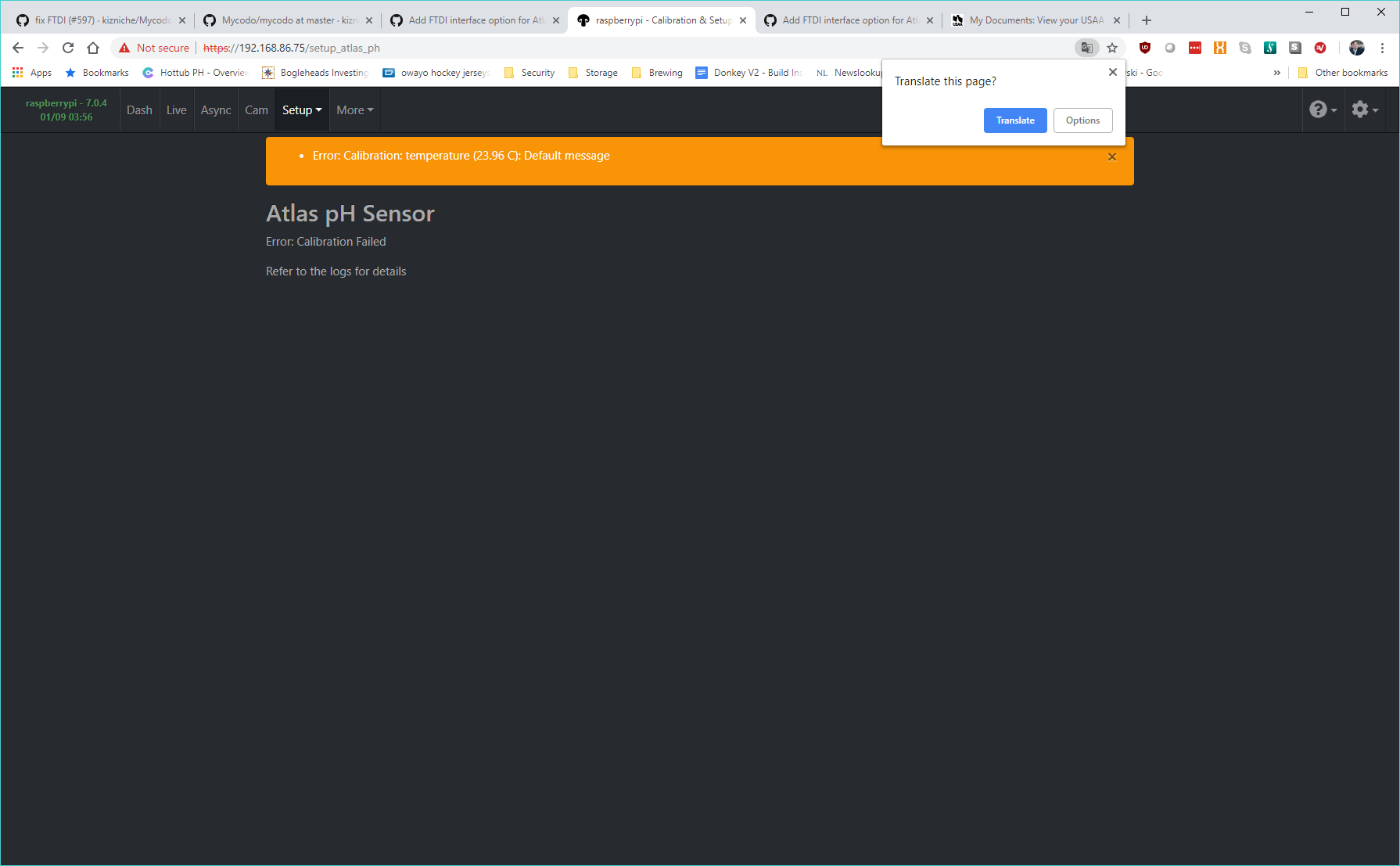 Add FTDI interface option for Atlas Scientific sensors · Issue #597 · kizniche/Mycodo · GitHub