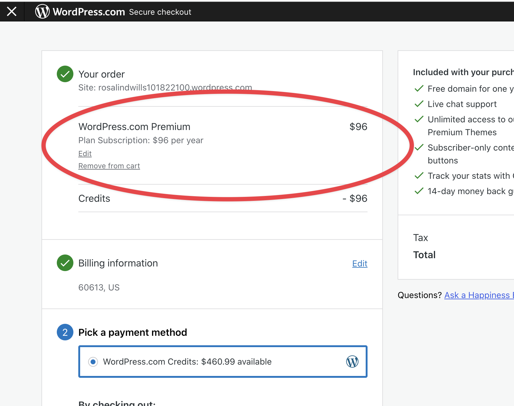 Onboarding Design Picker - "Simple" Premium Theme does not have option for single purchase ...