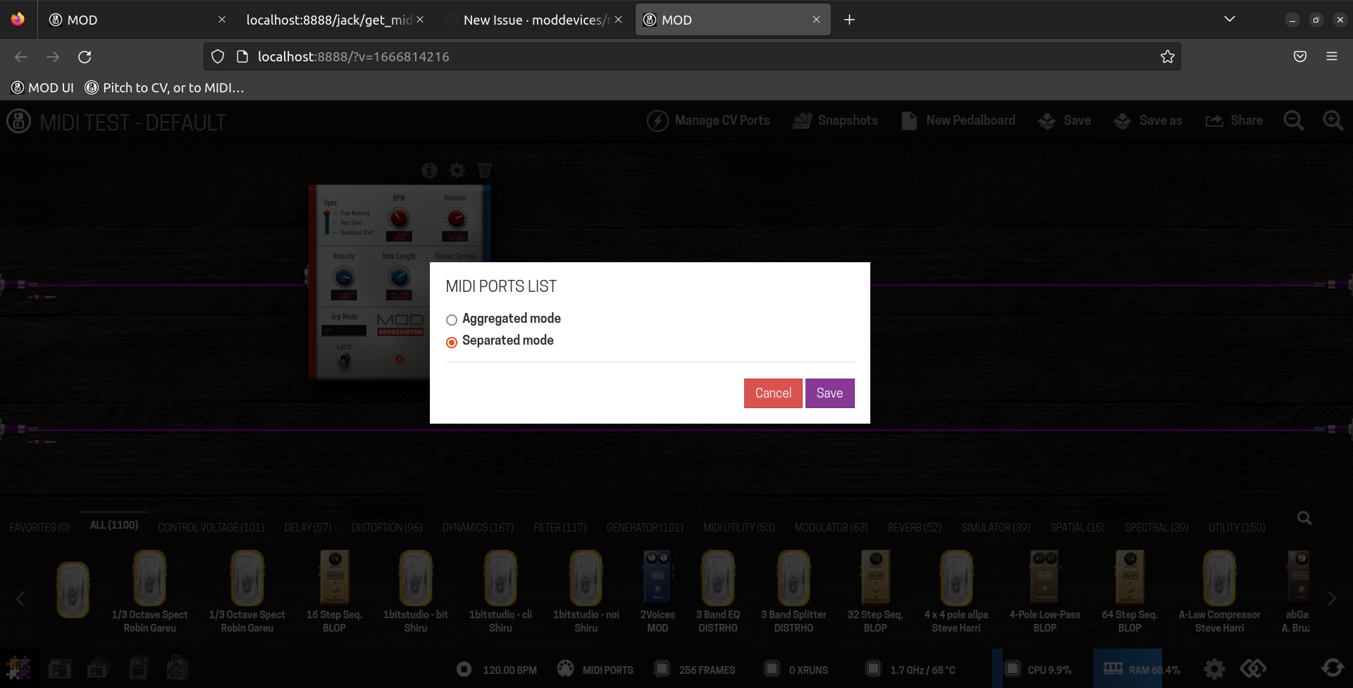 Midi Port not showing up in UI and web backend · Issue #131 · mod-audio/mod-ui · GitHub