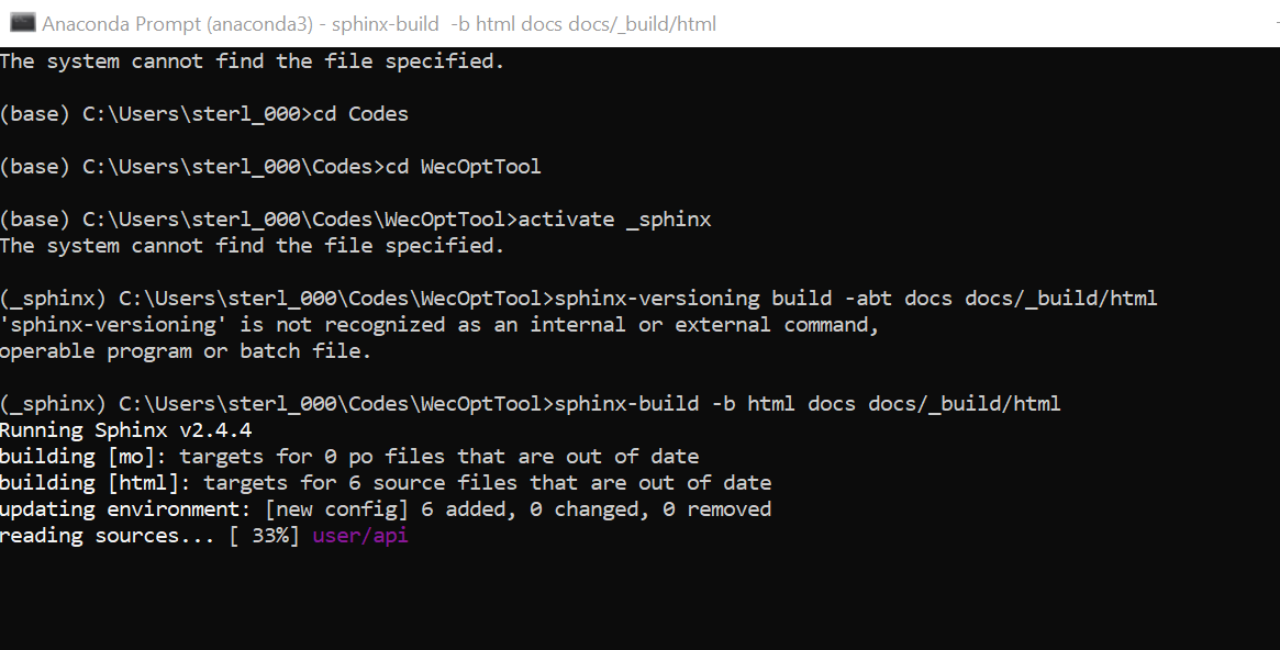 Sphinx-build hangs at user/api · Issue #157 · SNL-WaterPower/WecOptTool-MATLAB · GitHub