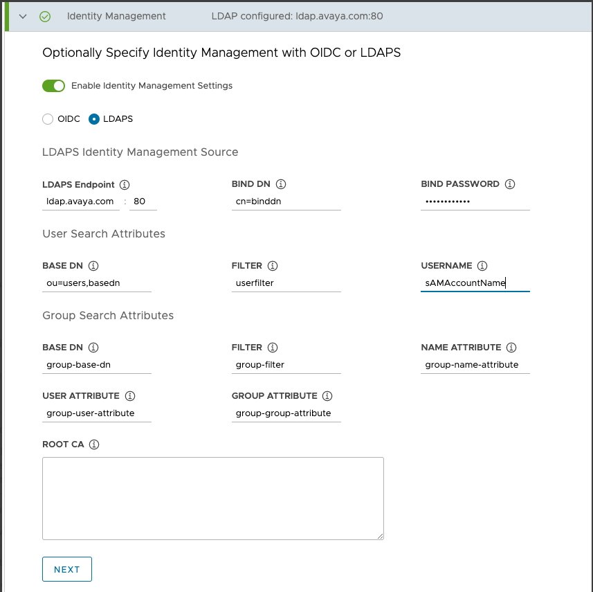 Tanzu UI Installer - expose additional fields for LDAPS User Config ...