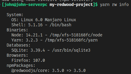 [Bug?]: cant make redwoodjs project when using node 16 works correctly node 14 · Issue #7021 ...