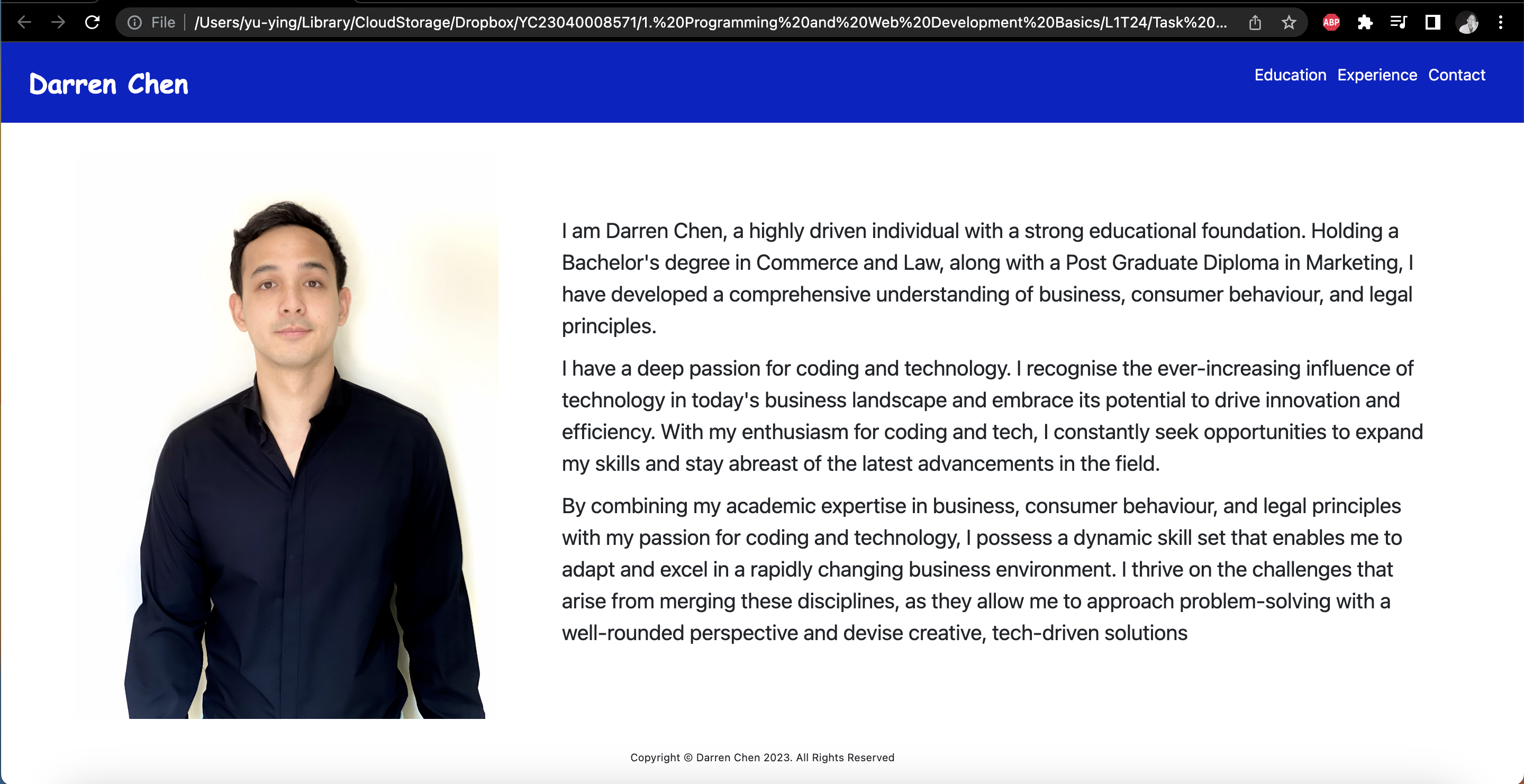 GitHub - Darren0422/MyCV