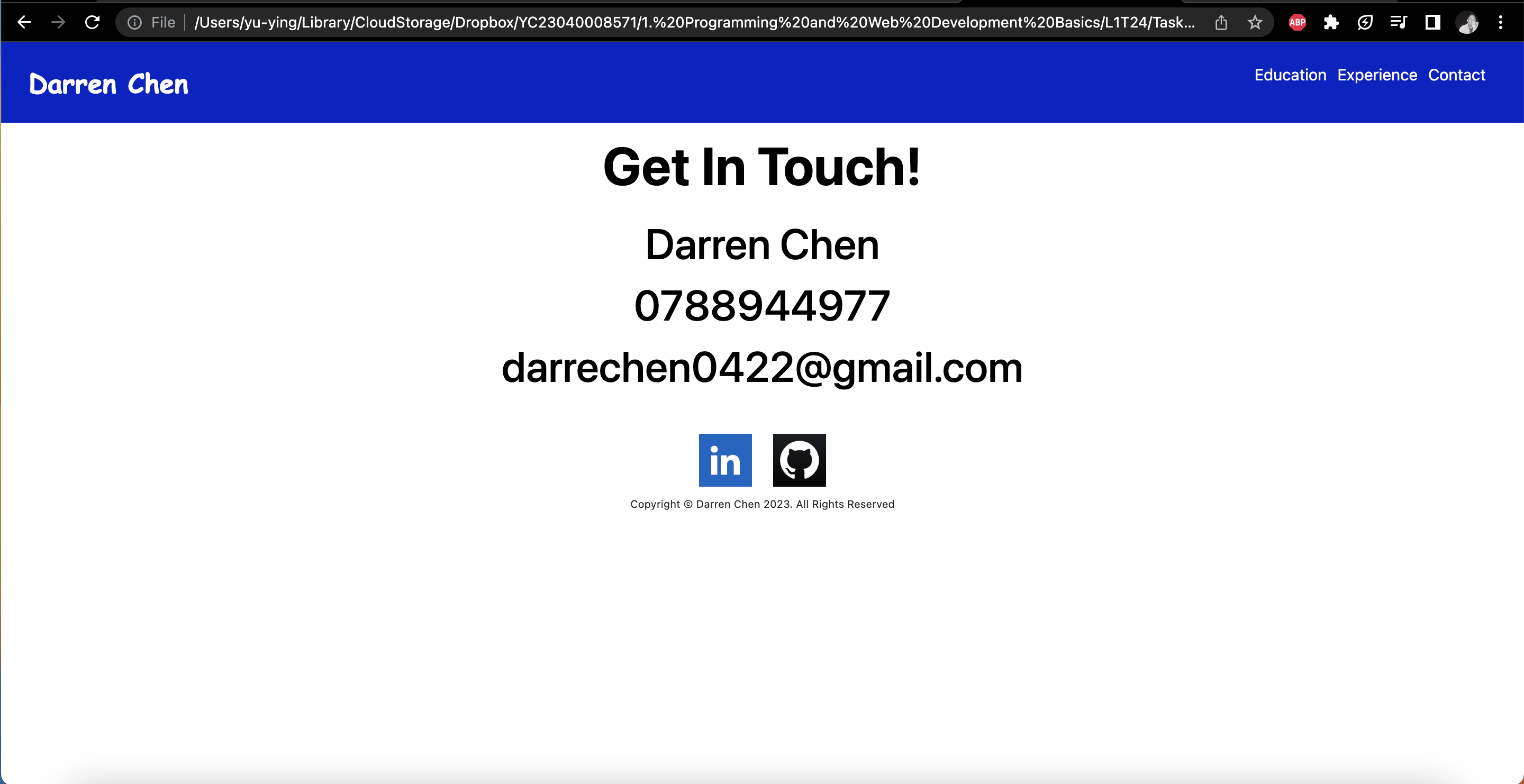 GitHub - Darren0422/MyCV
