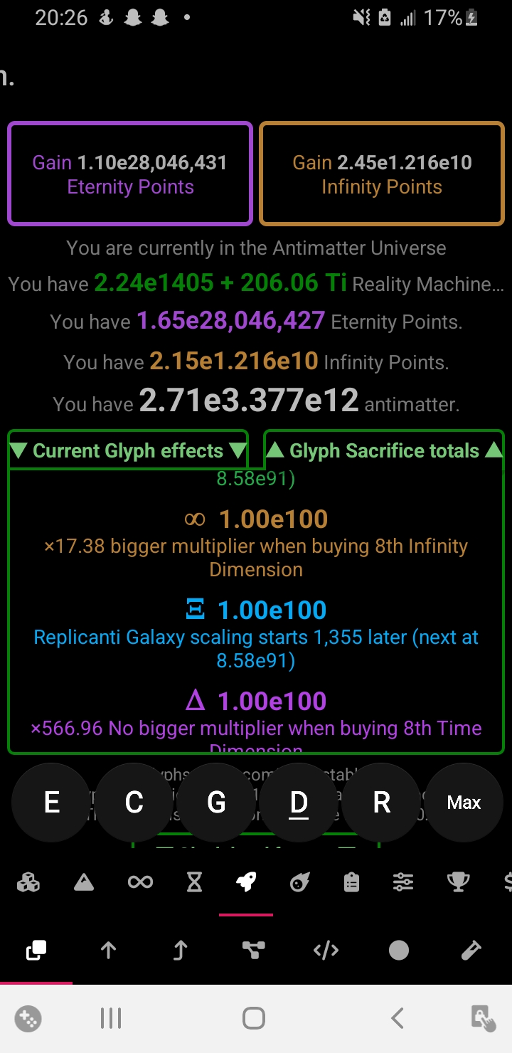Total Termination Bug · Issue 598 · Antimatter Dimensionsmobile 