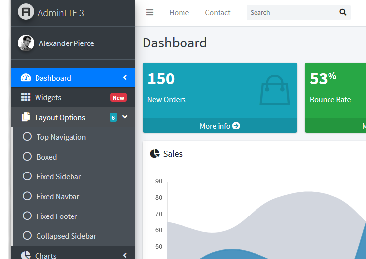 Flat Menu · Issue #2252 · ColorlibHQ/AdminLTE · GitHub