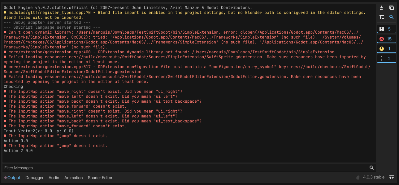 Bad linkage for input? · Issue #77 · migueldeicaza/SwiftGodot · GitHub