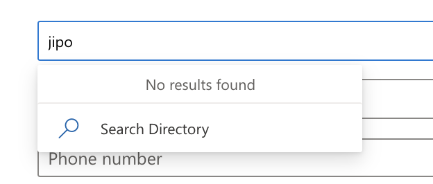 Normal People Picker does not show up the generic text typed in input ...