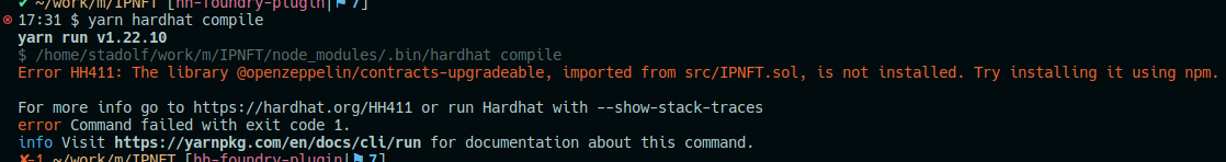 bug: foundry / hh hybrid project doesn't index correctly on Linux · Issue #365 · NomicFoundation ...